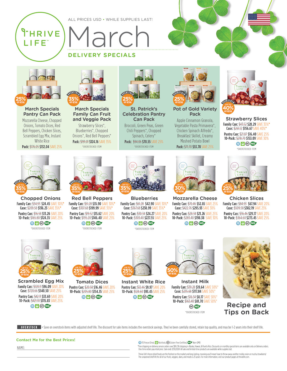 One Pot Creamy Chicken Pasta Meal-in-a-Jar - Your Thrive Life